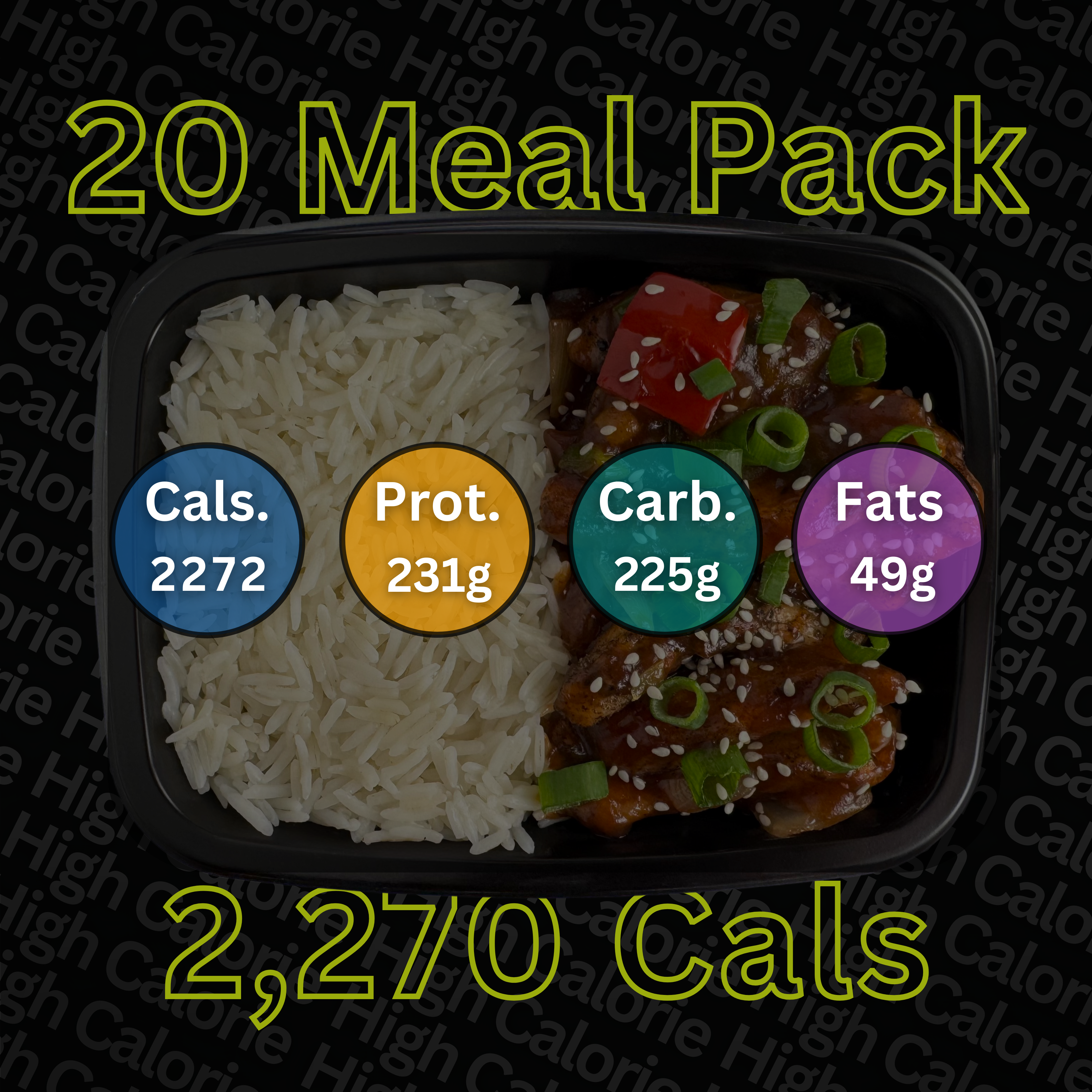 20 Meal Pack 2,270 Calories – Macro&Micro